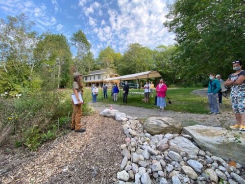 The Environment Council Tour: Guests learned the basics of shoreline ...